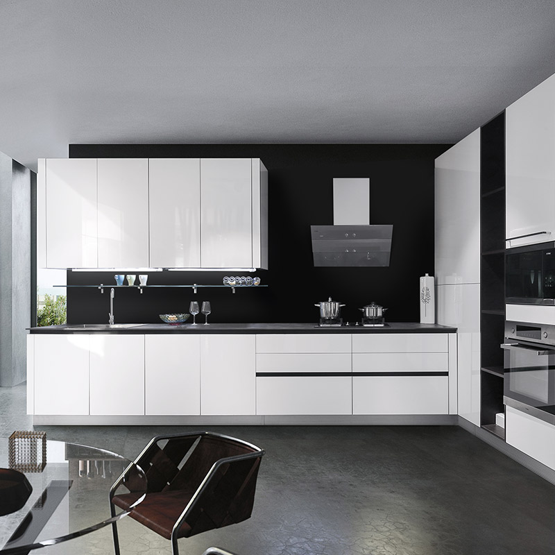 High Gloss Lacquer Modular Kitchen Cabinet – CBMmart