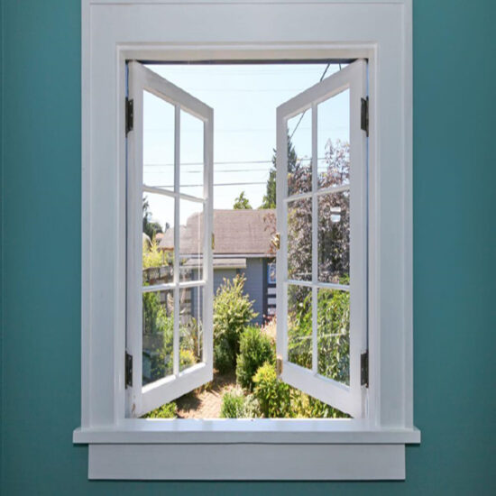 Wooden Grain Aluminum Casement Windows – CBMmart