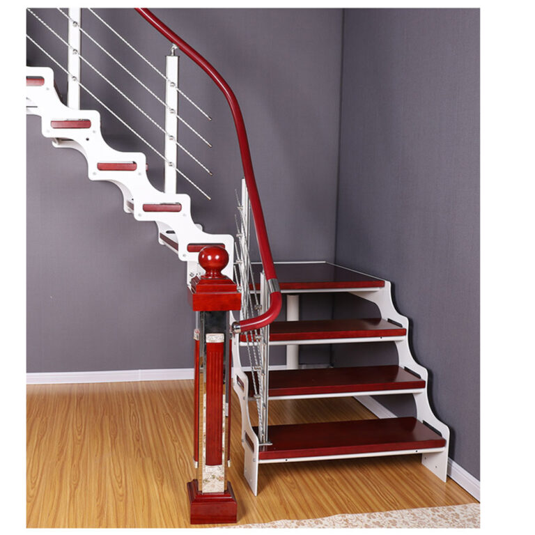 L Shape Wood Staircase – CBMmart